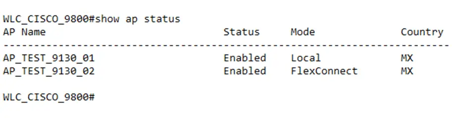 Comandos de Troubleshooting en CISCO WLC9800 Comandos de Troubleshooting en CISCO WLC9800